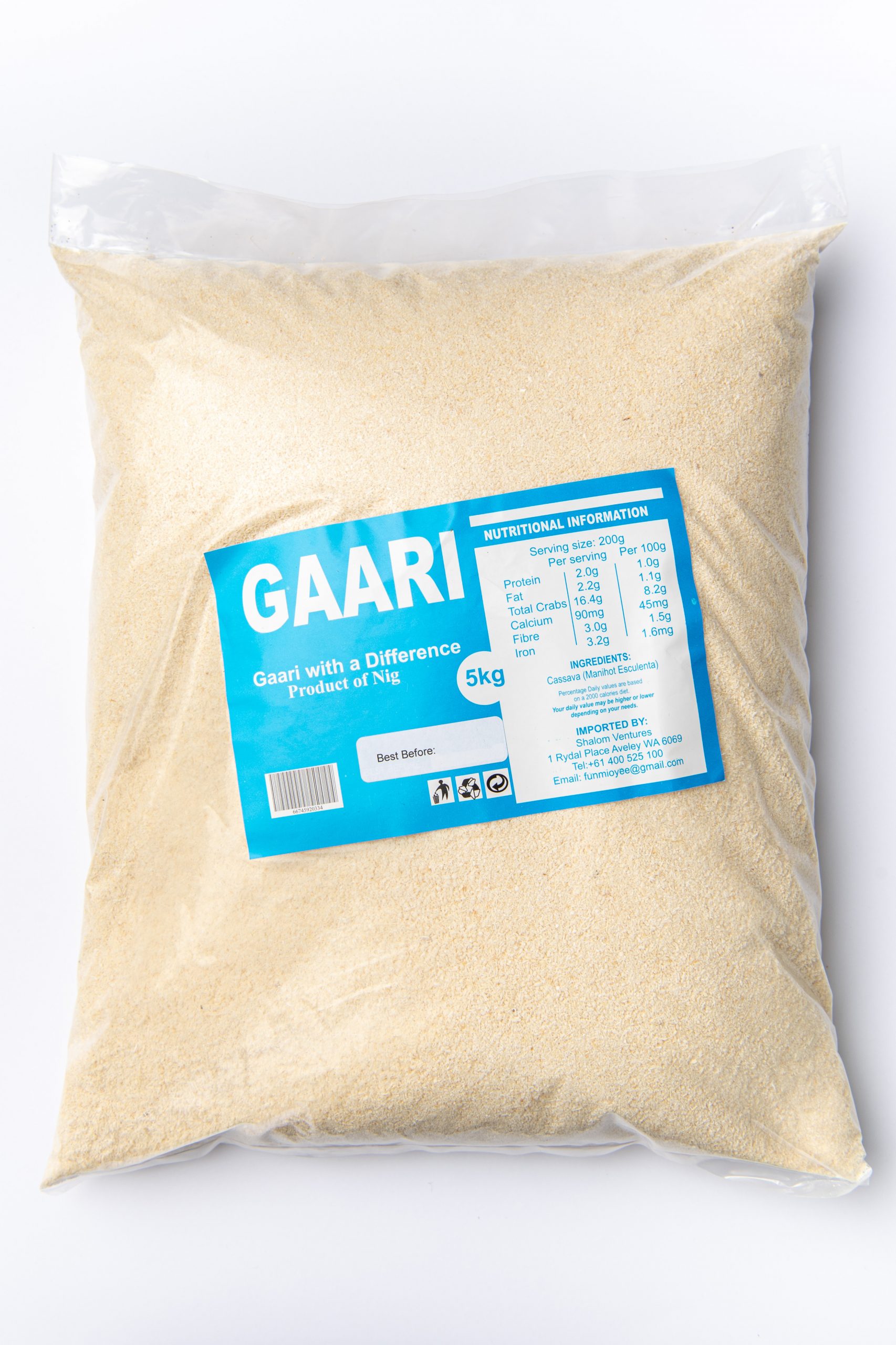 GARRI ( Garri with a difference) – Shalom Ventures